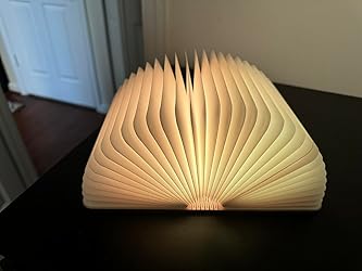 Folding Book light, Book Lamp decor - Light Book, cool gifts for dads ...