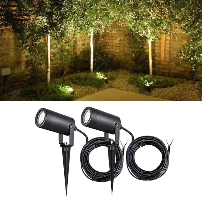 SL Lighting 2 Packs Outdoor Garden Spike Lights IP65, GU10 Path Lights ...