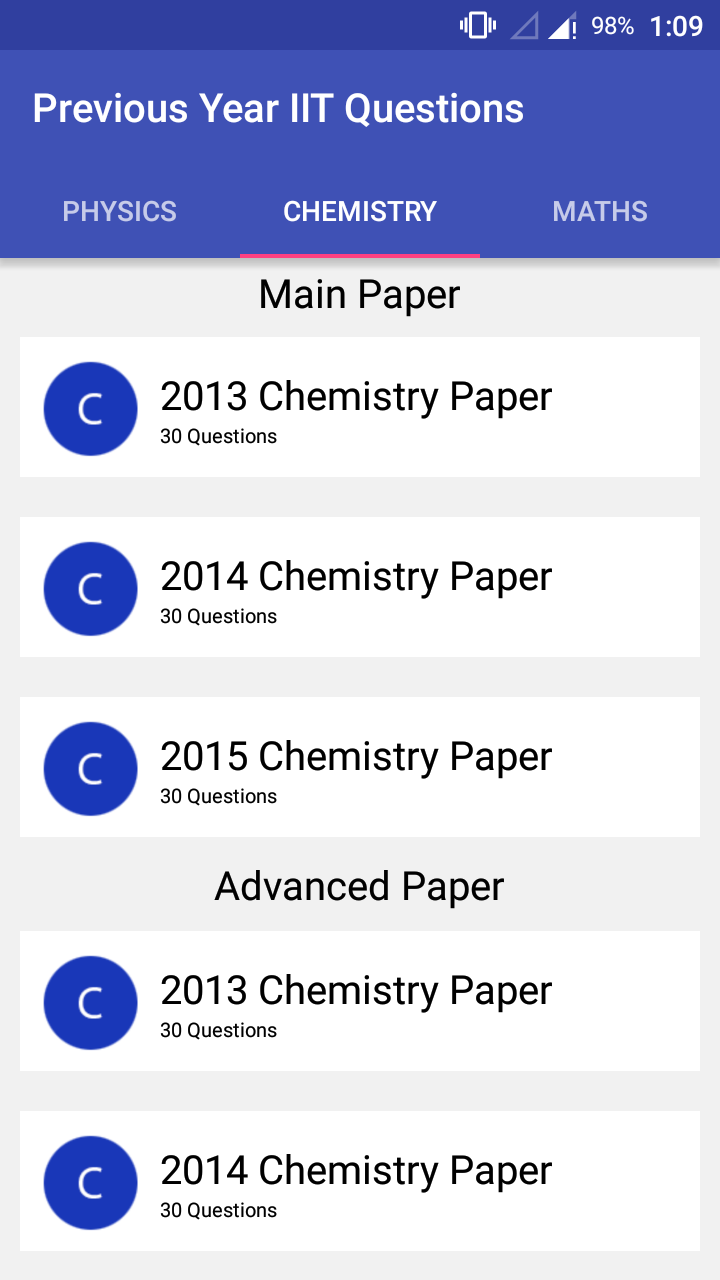 IIT JEE Previous Year Papers - App on Amazon Appstore