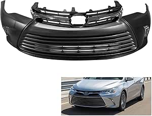 Amazon.com: Complete front bumper cover kit compatible with the grille ...