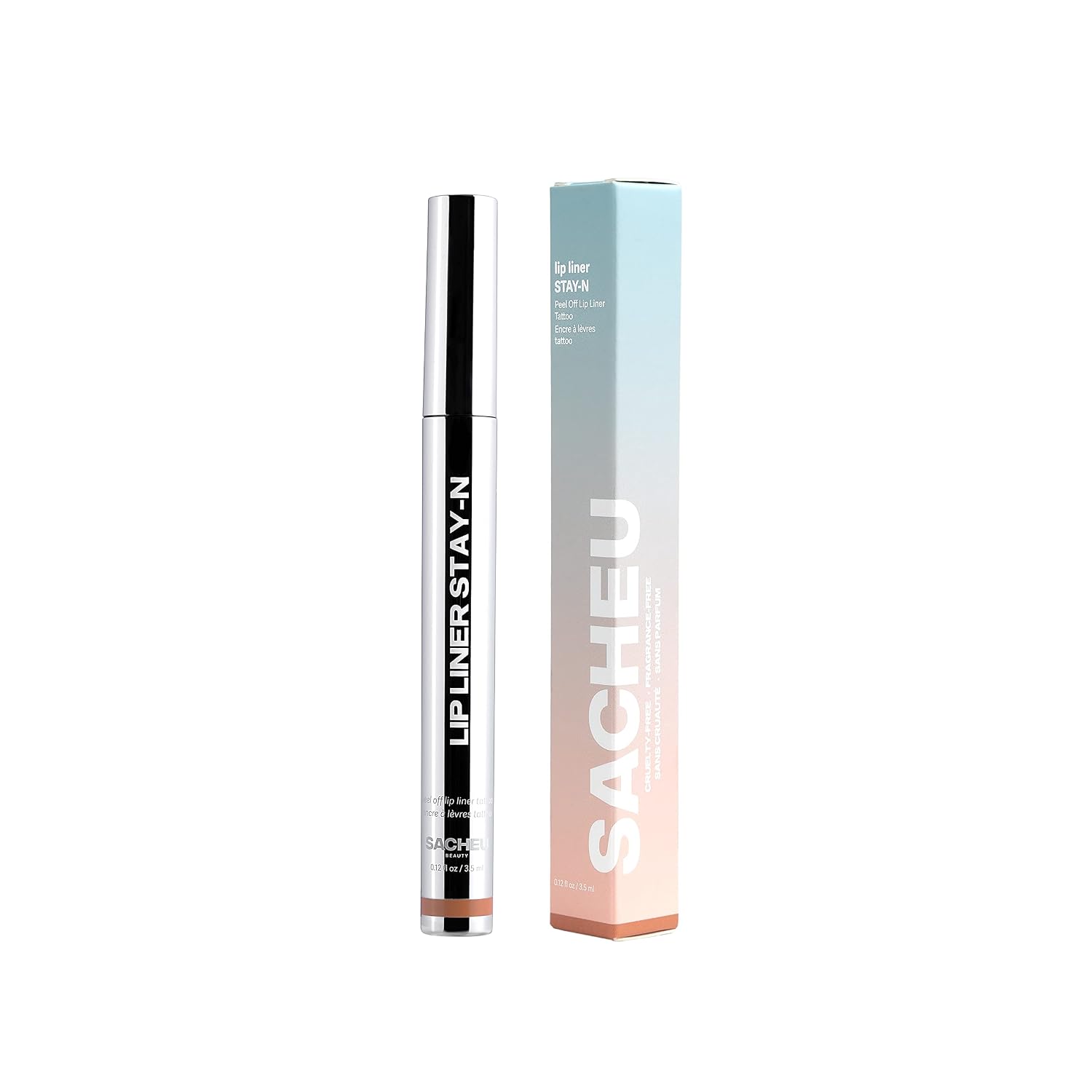Amazon.com : Sacheu Lip Liner Stay-N - Peel Off Lip Liner Tattoo, Peel ...