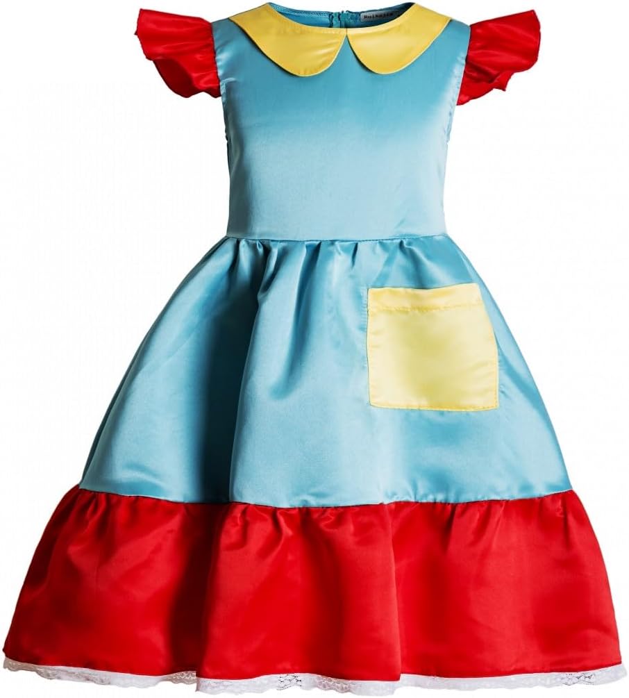 Amazon.com: Ruikajia La Chilindrina Dress Costume Movie Chilindrina ...