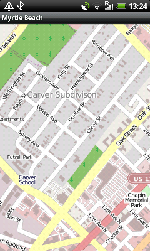 Town Map Of Myrtle Beach