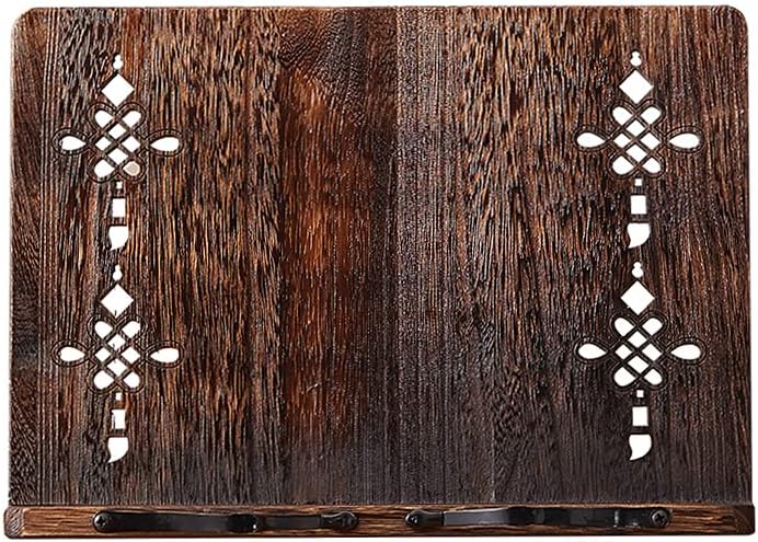Amazon.com: Religious Gift 14" IHS Carved Wood Hymn Book Bible Display ...