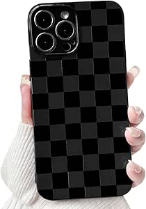 Amazon.com: NITITOP Compatible with iPhone 13 Pro Max Case Cute Checkerboard Checkered Pattern ...