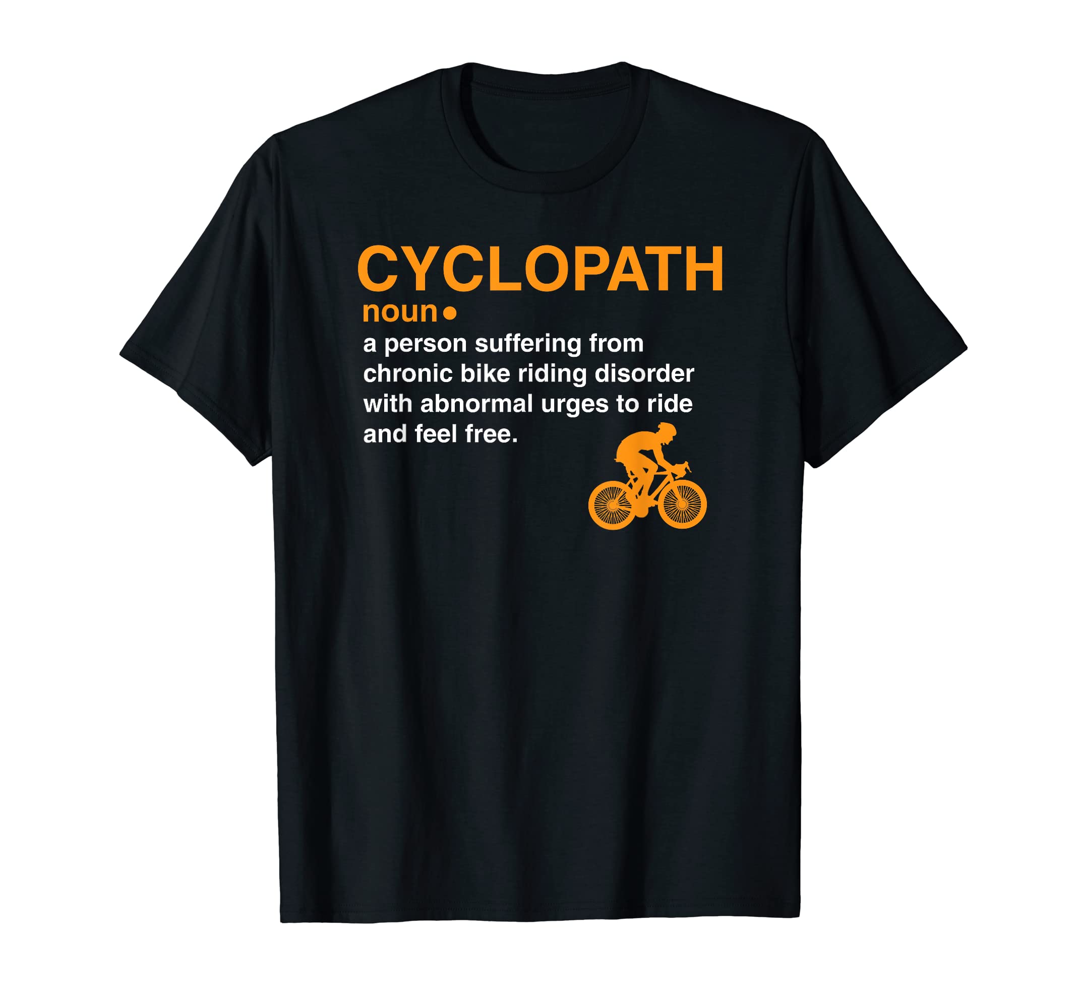 Amazon.com: cyclopath dictionary definition cyclist bike riders t-shirt ...
