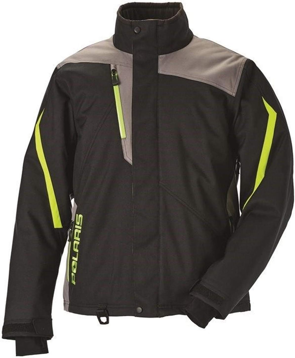 Amazon.com: Polaris New OEM Men's Snowmobile Ripper Jacket Medium Black ...