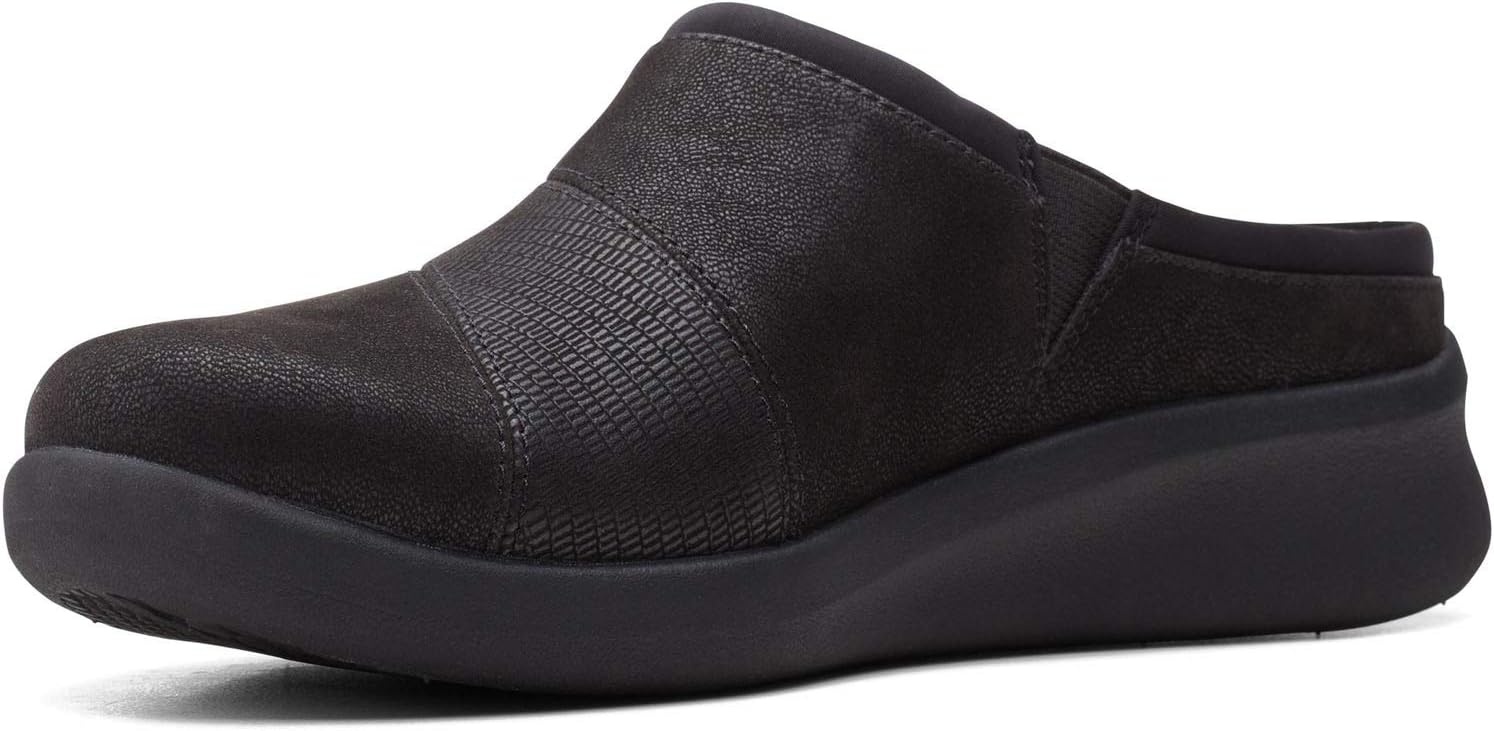 Amazon.com | Clarks Women's - Sillian 2.0 Clog - Black Synthetic Combi ...