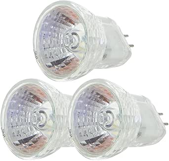 LIDESENMO 3-Pack AC 12V 5 Watt 10 Watt MR8 Light Bulb 1" Diameter MR8 ...