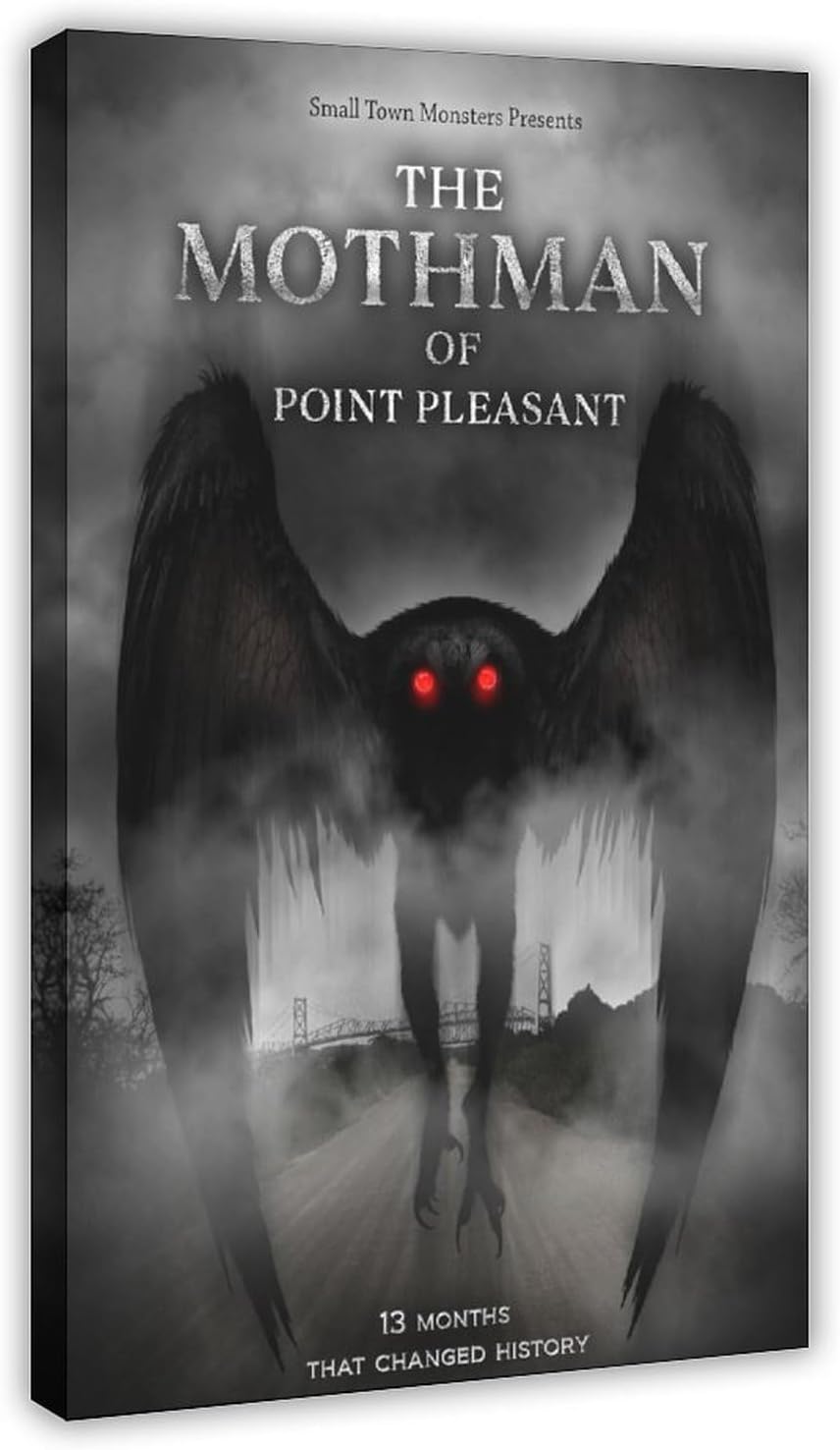 Amazon.com: SLXYYYHW Movie The Mothman of Point Pleasant Poster Canvas ...