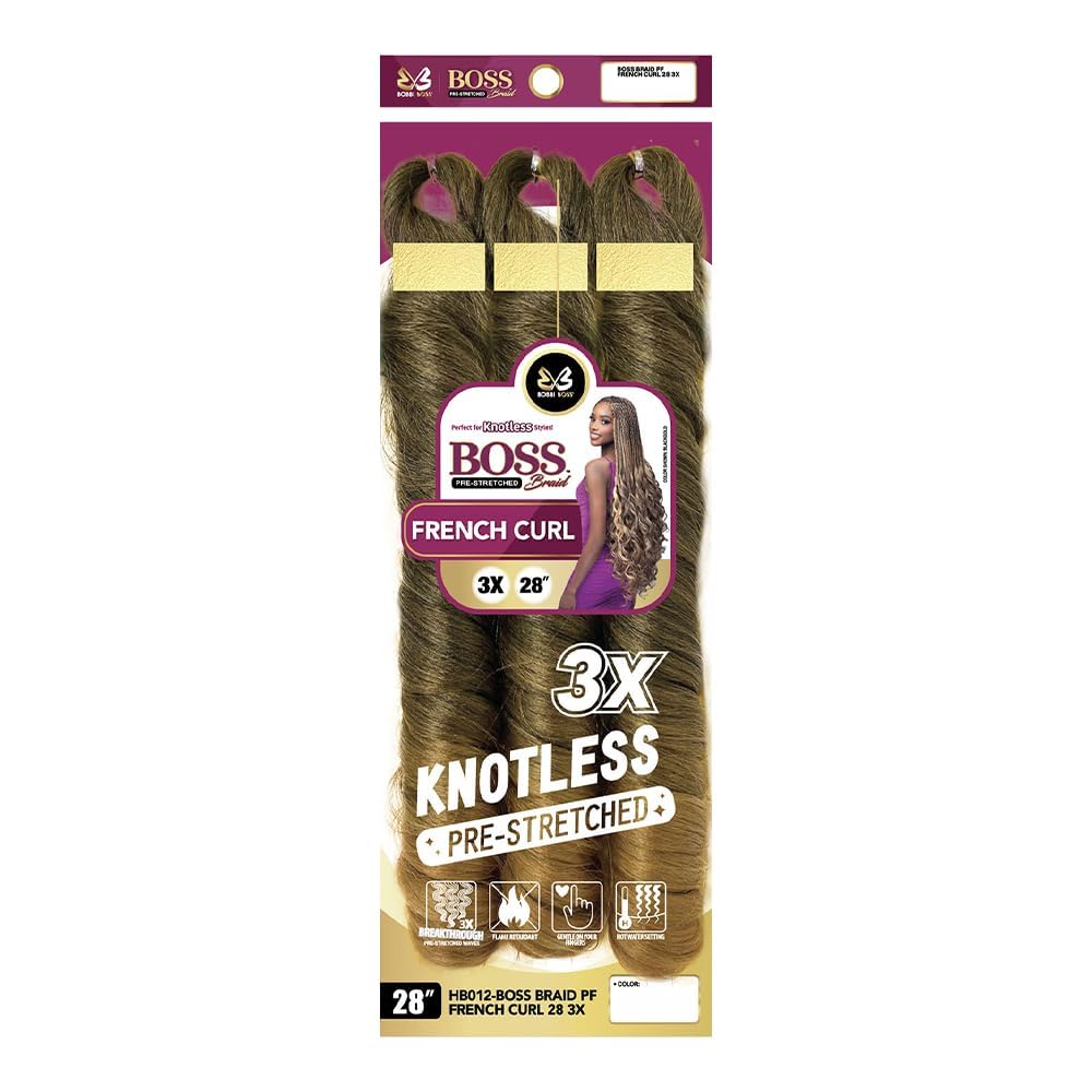 Amazon.com : Bobbi Boss Boss Pre-Stretched Braids 3X Knotless French ...