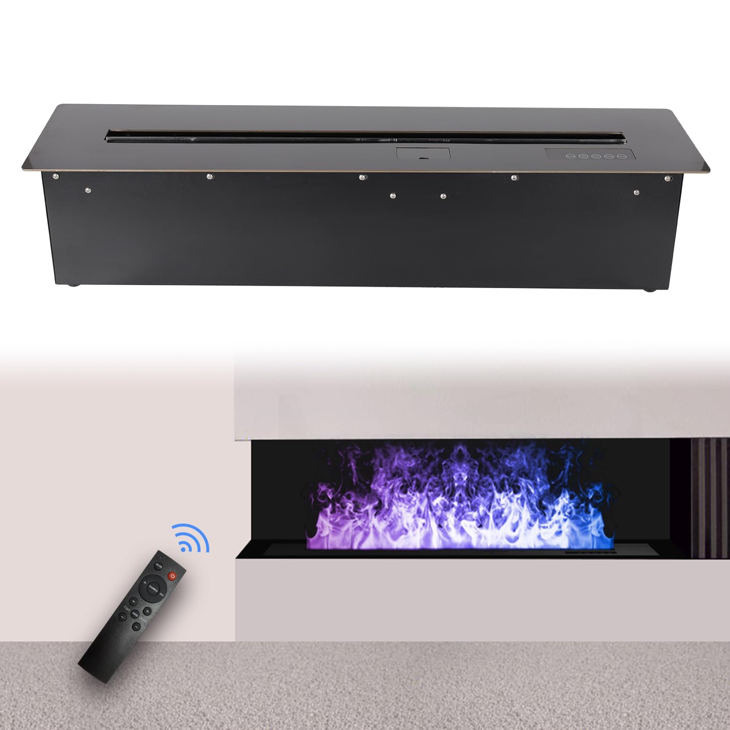 Amazon.com: Electric Fireplace 3D Water Vapor Fireplace, Humidifier ...