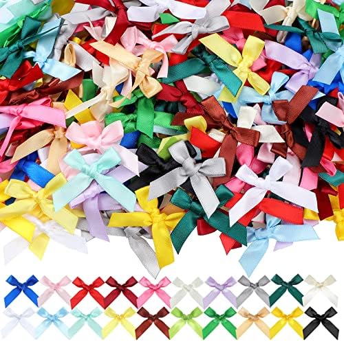 Amazon.com: Iconikal 120-Count 1-Inch Mini Bows - Vibrant Foil Colored ...
