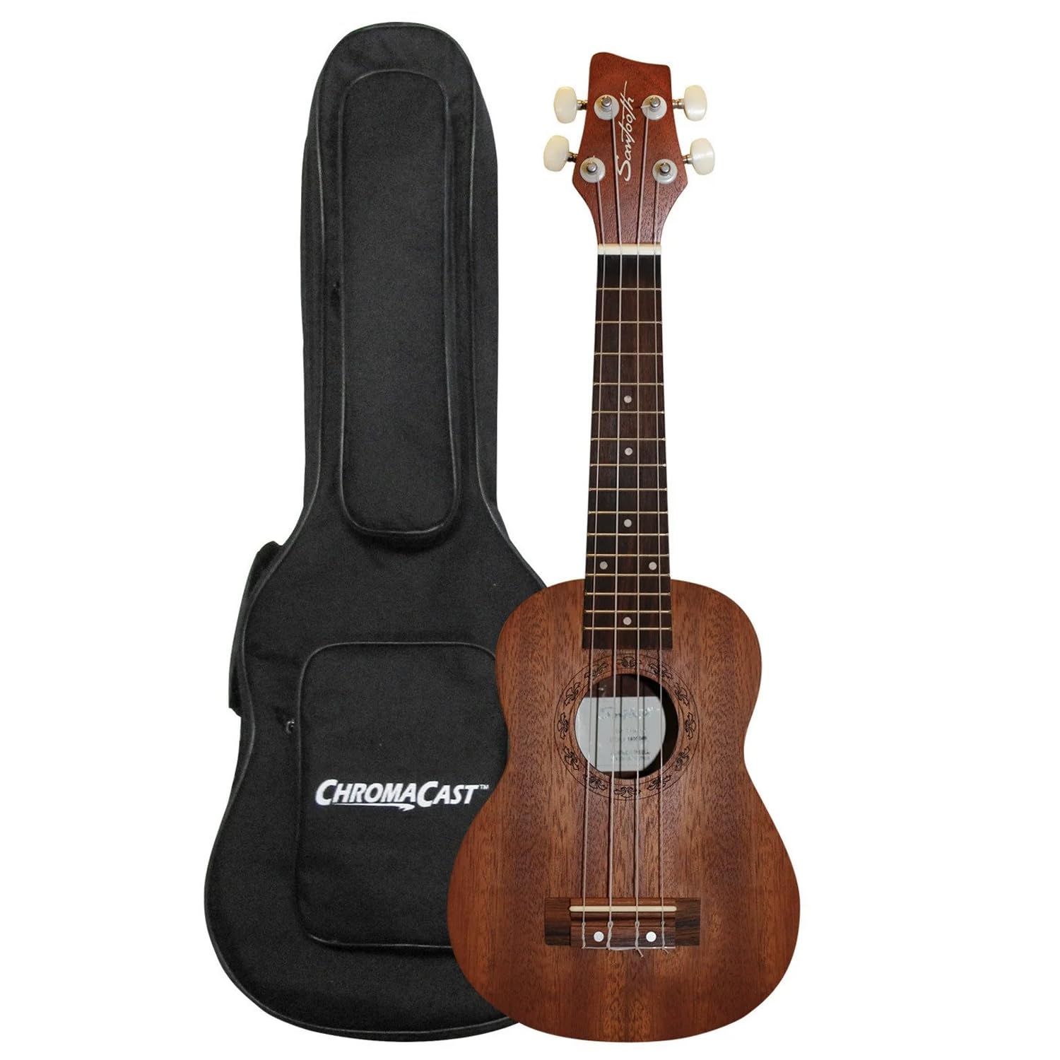 Amazon.com: Sawtooth Mahogany Soprano Ukulele with Ukulele Quick Start ...