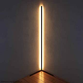 Wise Home Products Nordic Minimalist Linear LED Nordic Corner Floor ...