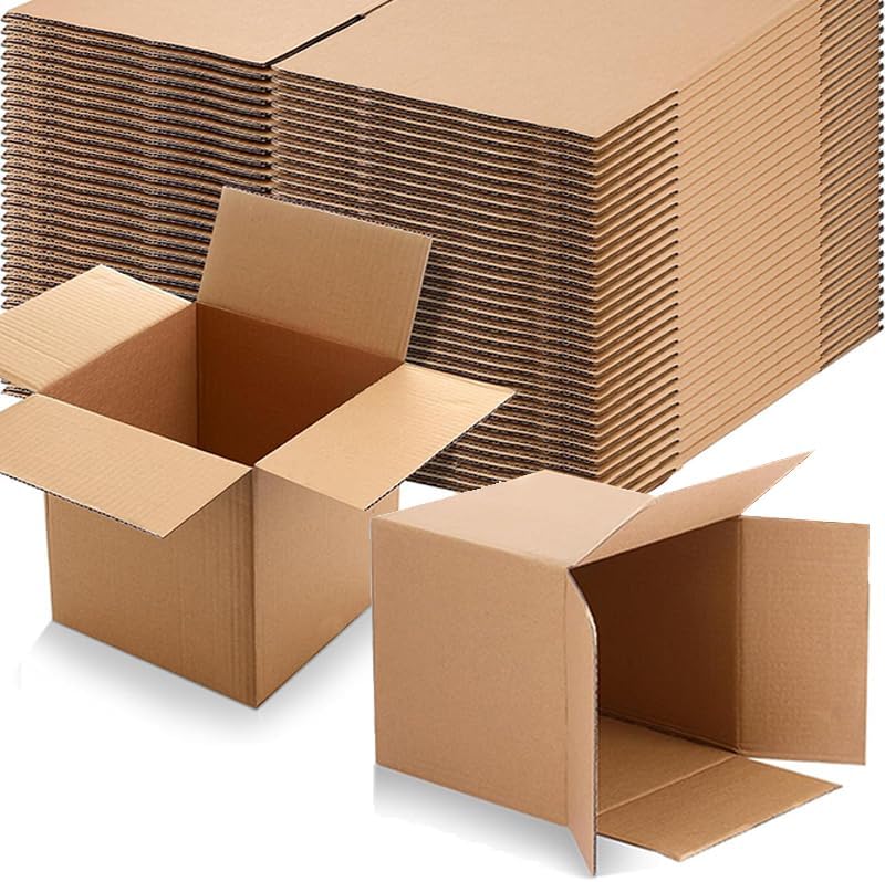 Amazon.com: 10"L x 10"W x 10"H, 5/10/20 per pack Corrugated Cardboard ...