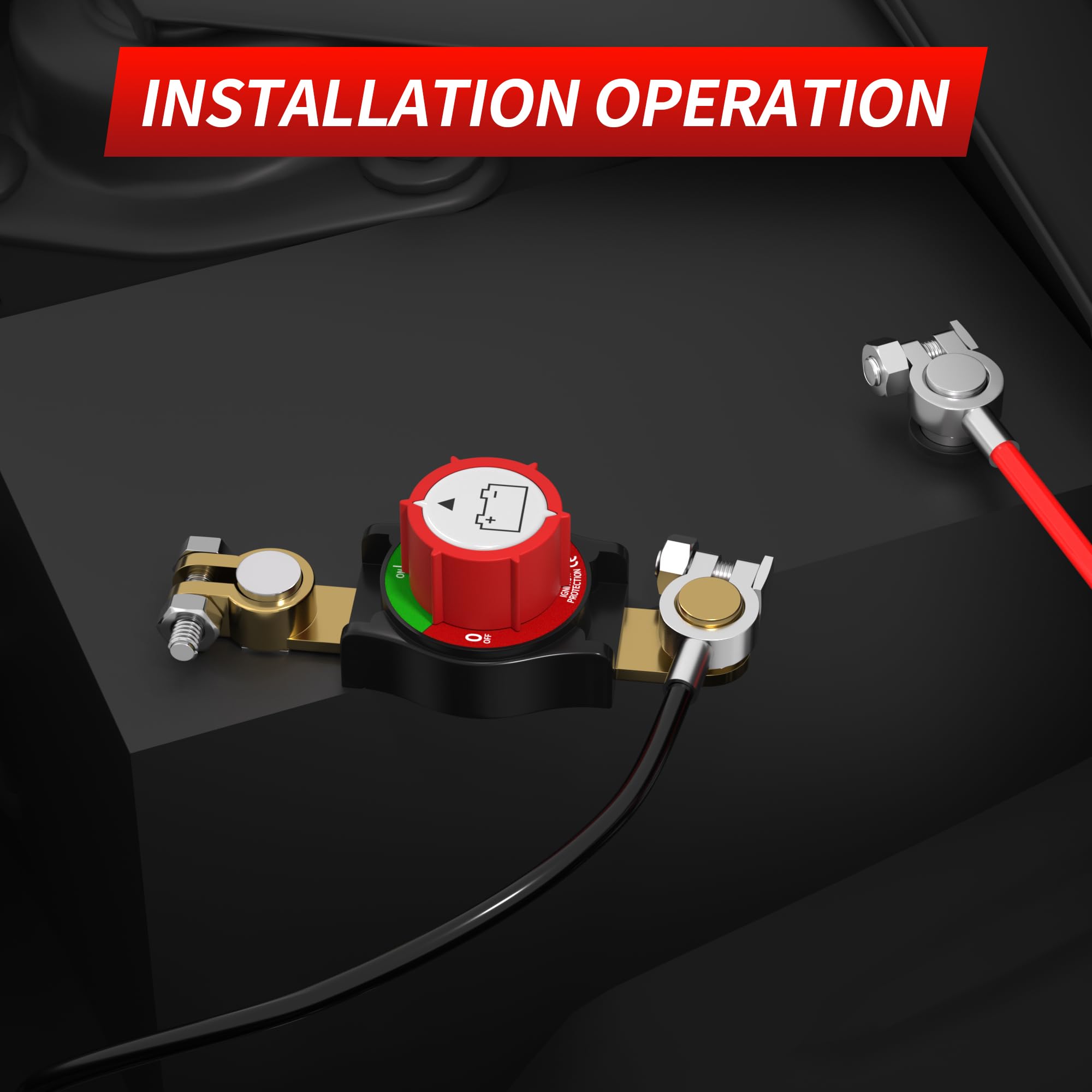 Snapklik.com : Battery Disconnect Switch 12V 300A Side Post Battery ...