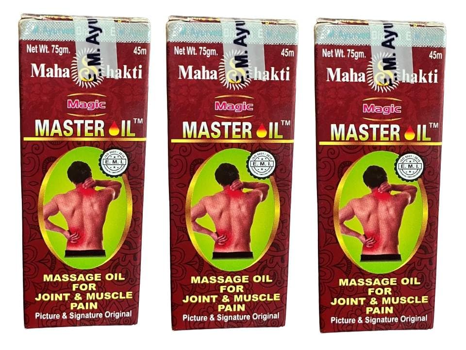 Maha shakti master oil 45ml PACK OF 3 : Amazon.in: Health & Personal Care