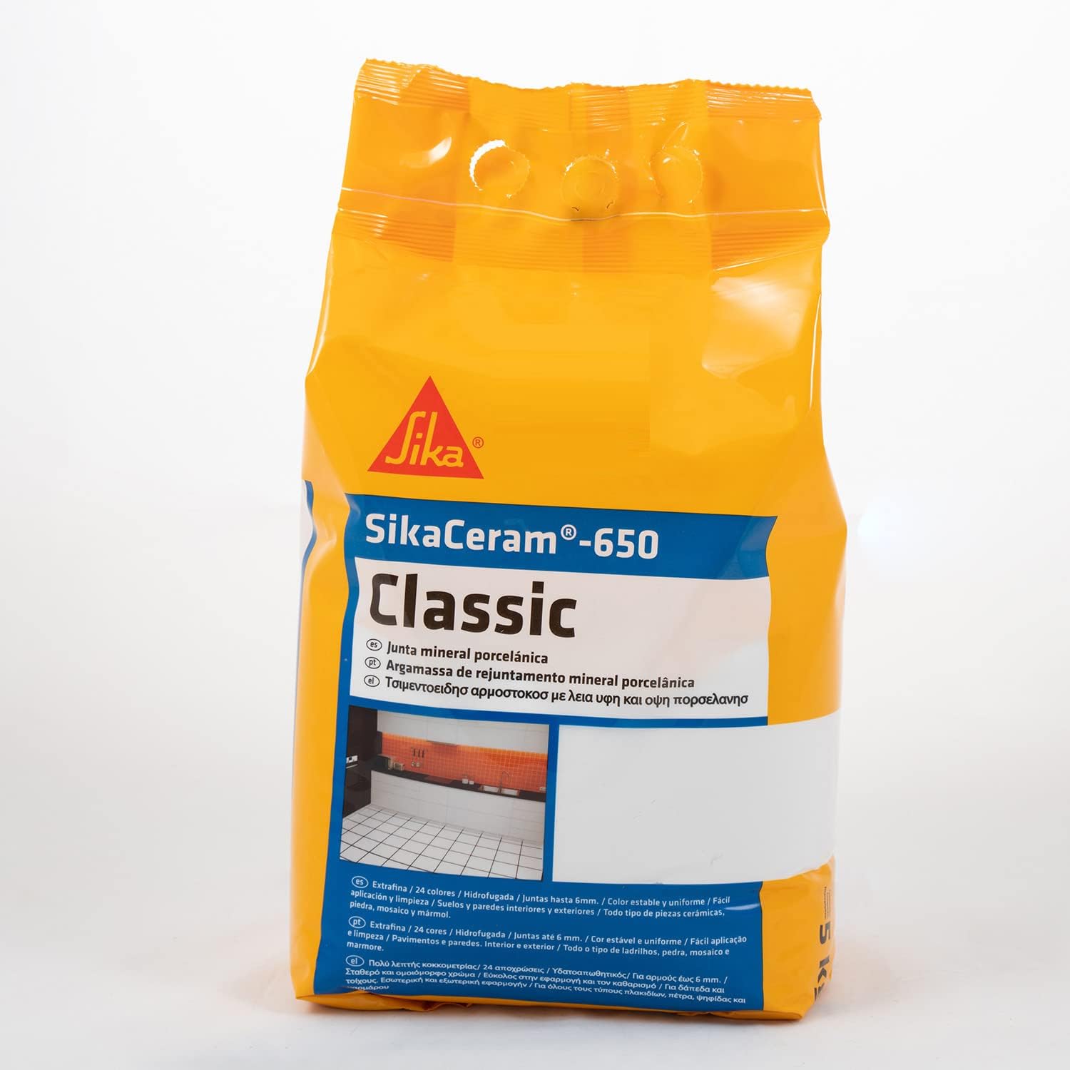 Sika Ceram-650 Classic, Blue, Porcelain Mineral Gasket, Coloured Cement ...