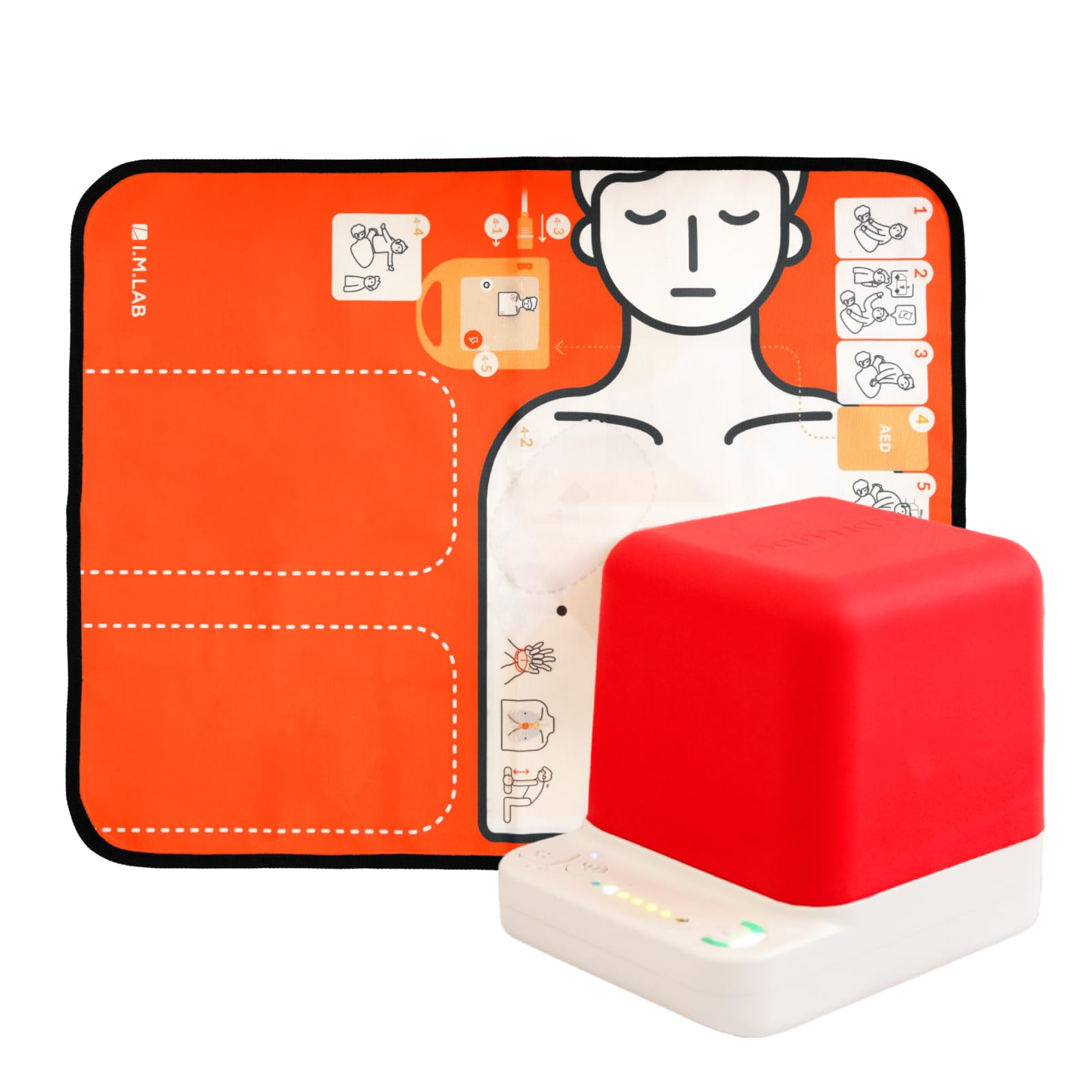 Snapklik.com : CPRCUBE 3 CPR Training Kit Visual & Sound Feedback ...