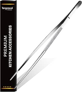 Amazon.com: Tangoowal 12-Inch Kitchen Fine Cooking Tweezers Tongs ...