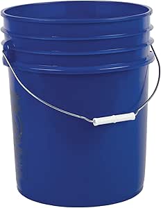 Amazon.com: Letica 5 Gallon HDPE Bucket, Blue : Health & Household
