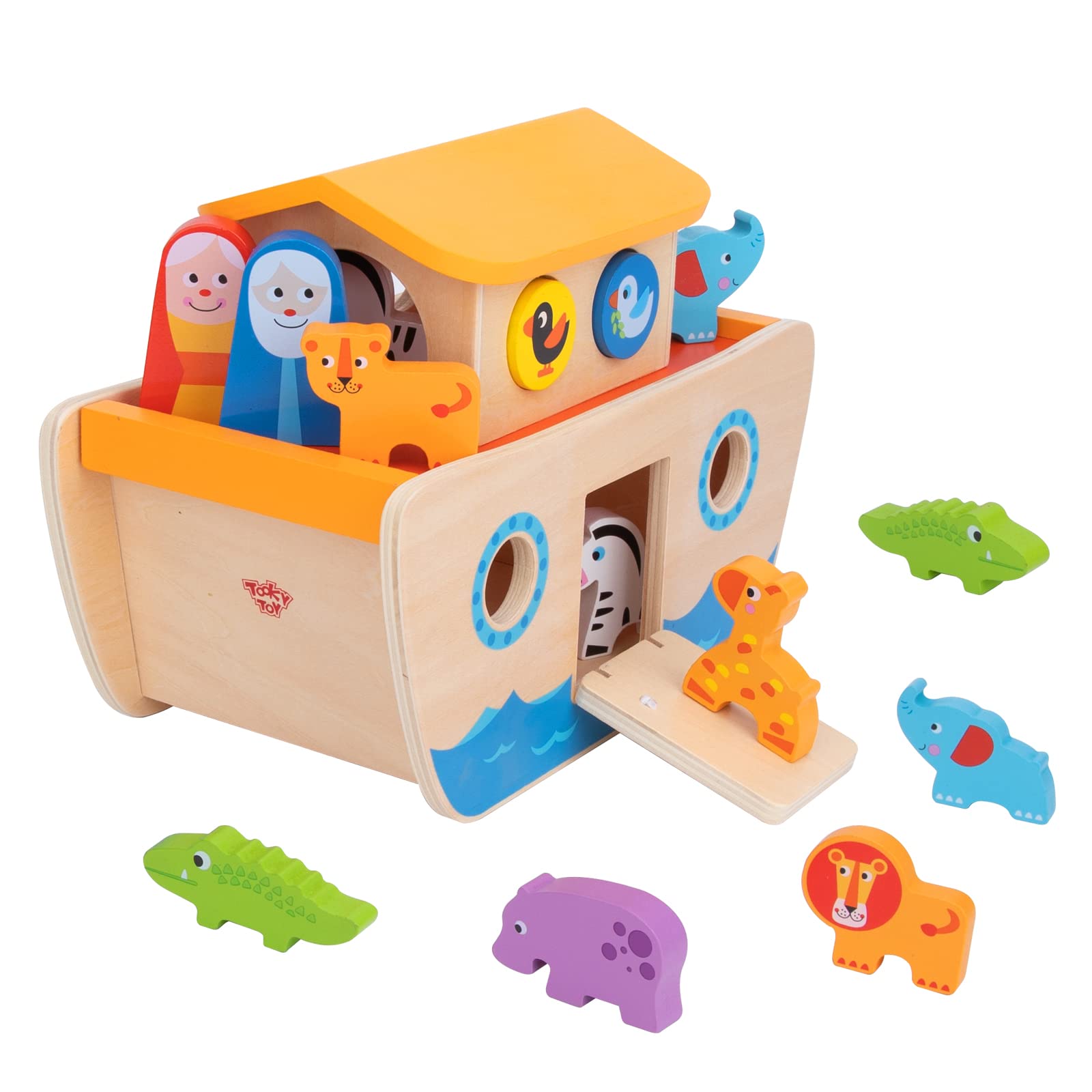 Noah's Ark Shape Sorter Wooden Toy at Stephanie Clunie blog