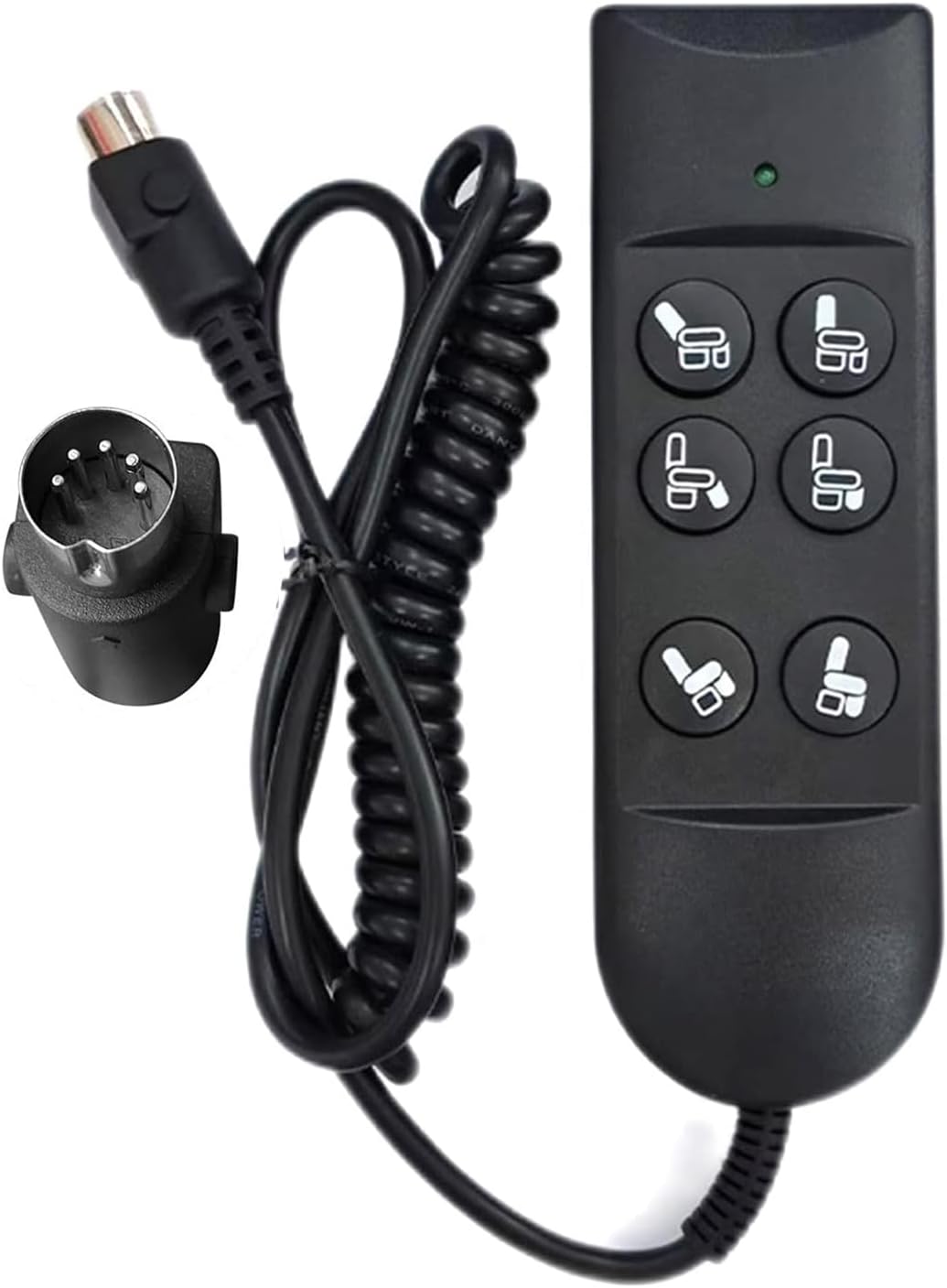 Amazon.com: 6 Button Power Lift Chair Remote Replacement with 5-Pin Plug Extension Cable, Home ...