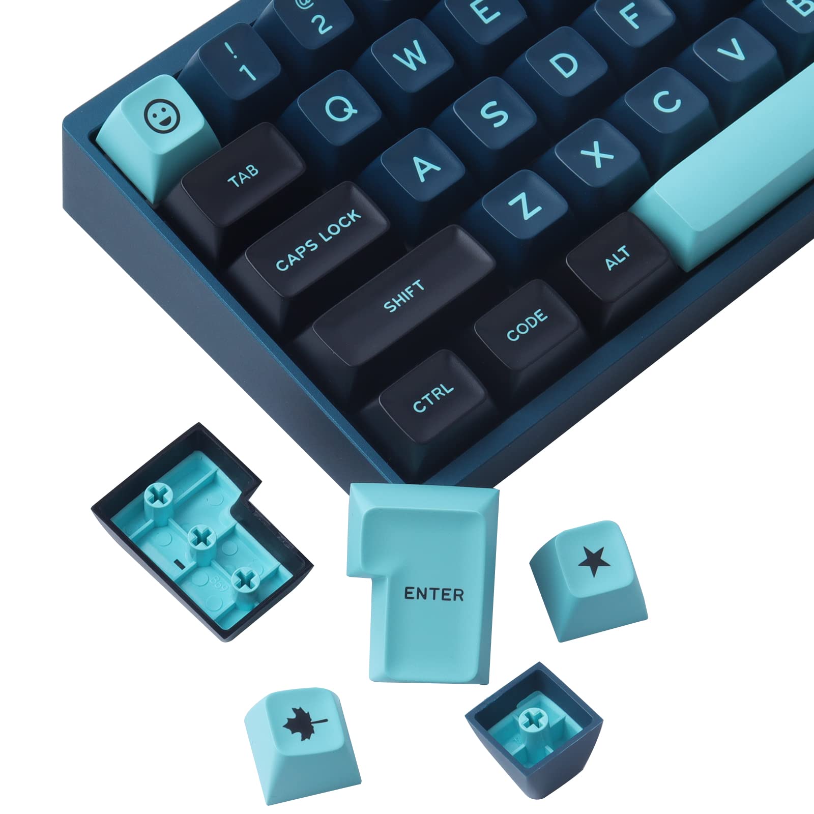 Buy JakeTsai Keycaps, 173 Keys SA Profile Double Keycap Set with 2.75u ...