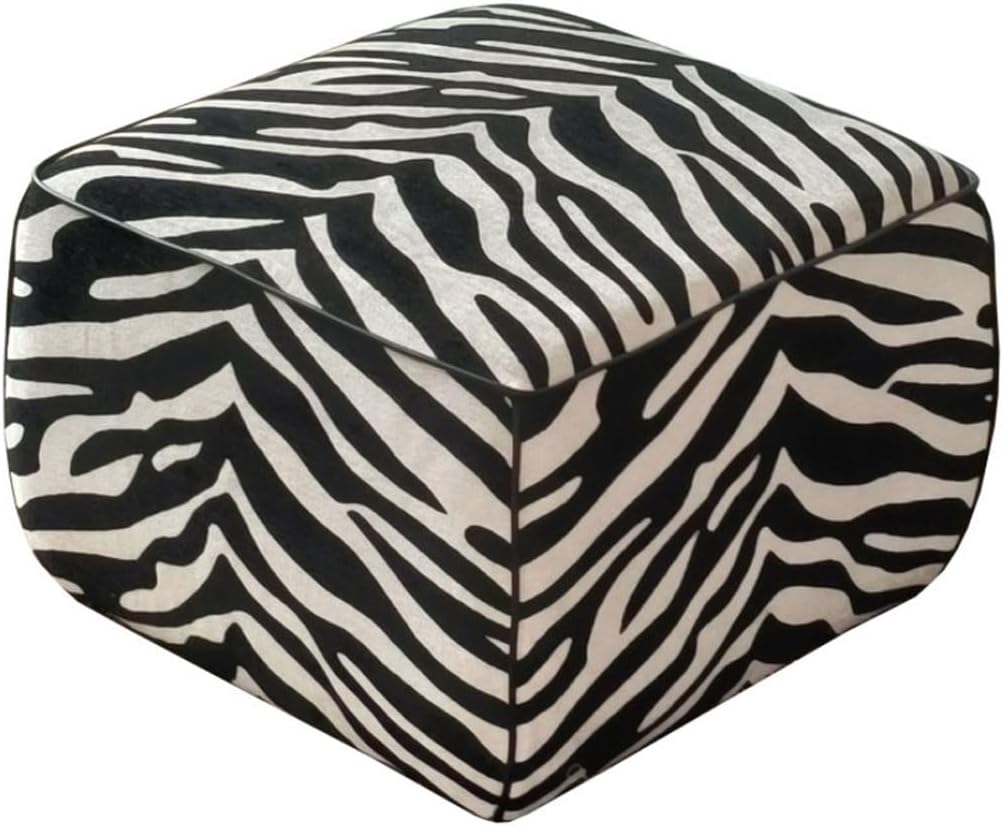 Amazon.com: Foot Stool Shoe Stool For Entryway Zebra Print Living Room ...