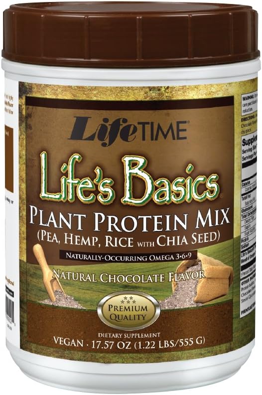 Amazon.com: LIFETIME Lifes Basics Plant Based Protein Powder | Natural ...