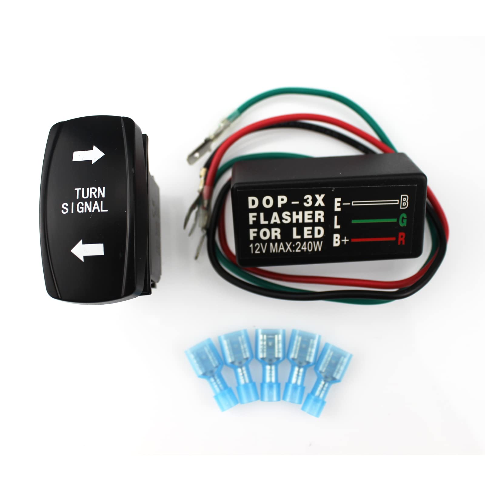 Amazon.com: ANP PUAUTO Turn Signal Rocker Switch and Flasher Relay ...