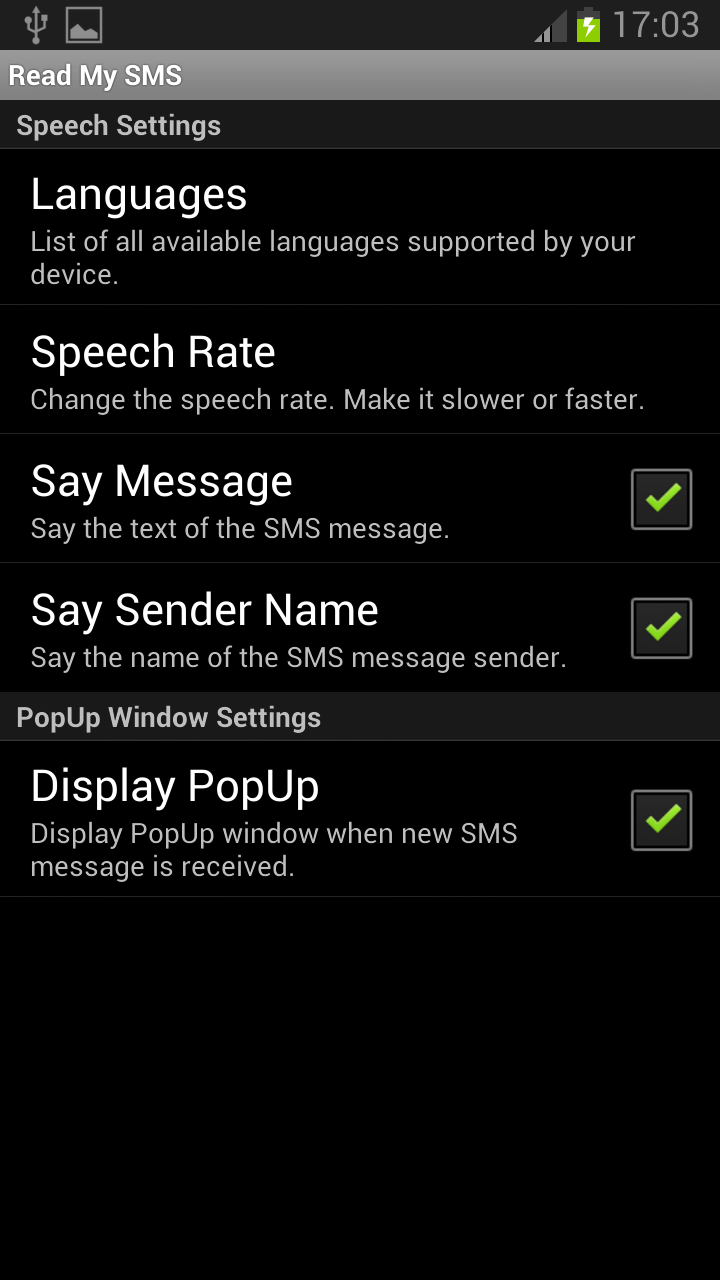 Read My SMS - App on Amazon Appstore