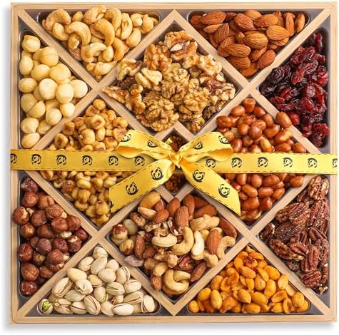 Amazon.com : Gourmet Nut Platter - 12 Assortments of Premium Nuts ...