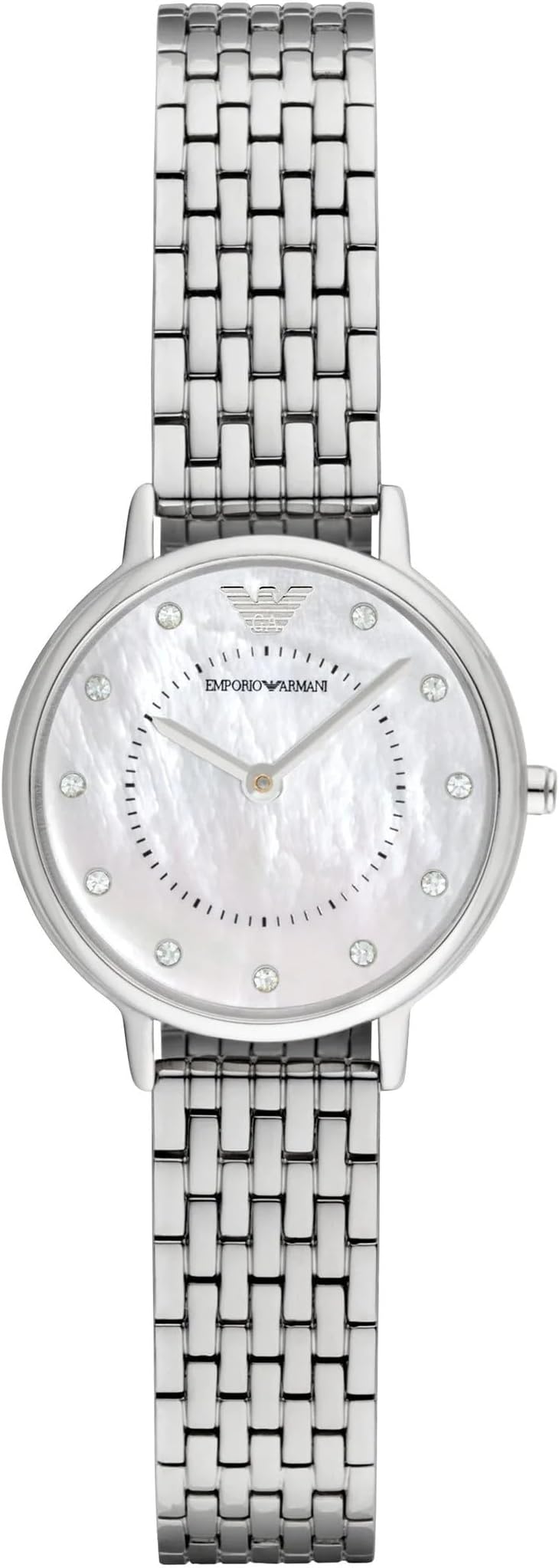 Emporio Armani Watch for Women, Two Hand Movement, 32 mm Silver ...