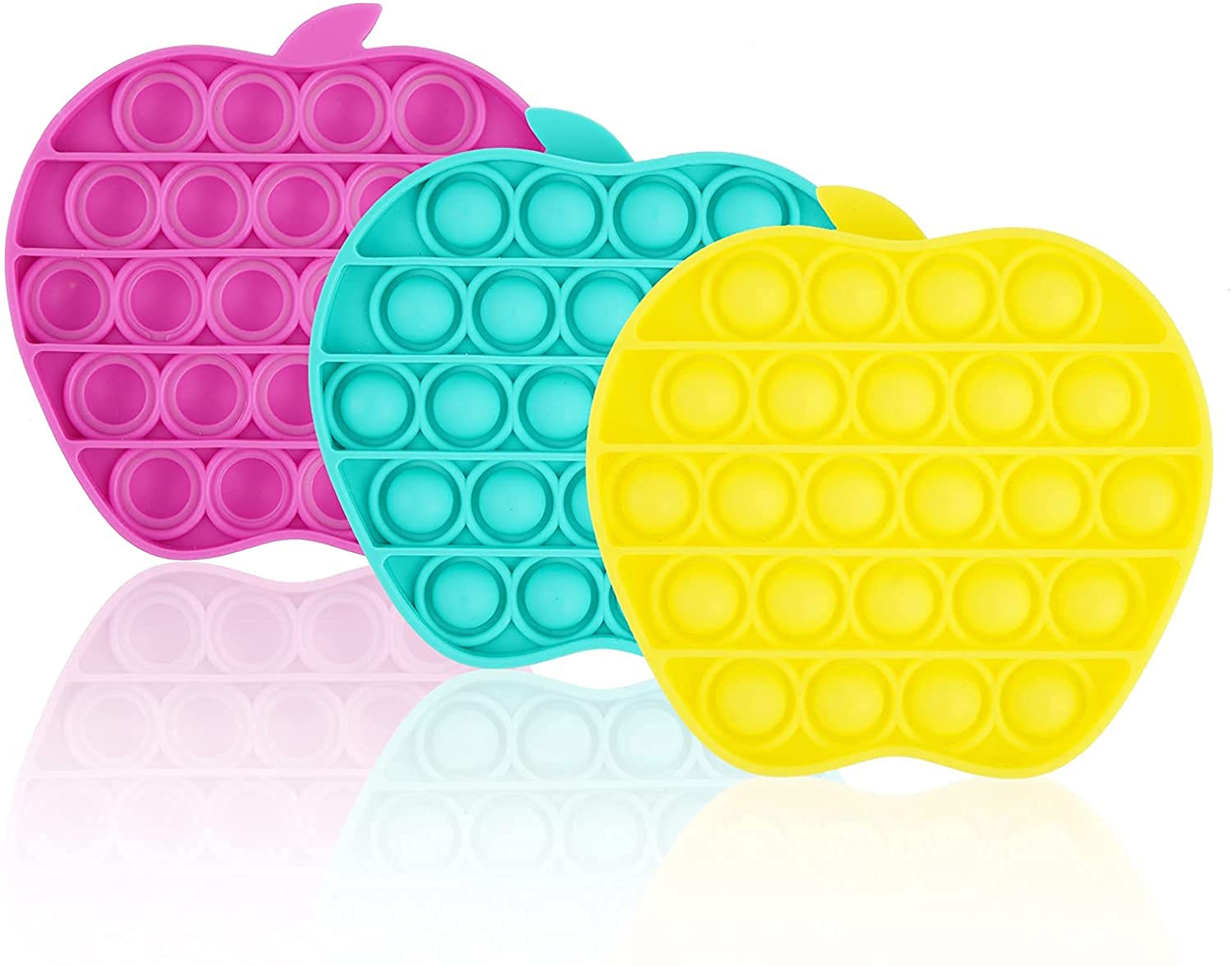 Buy Pop It, SYOSI Pop It Fidget Toy, 3 Pcs Autism Special Needs Stress ...