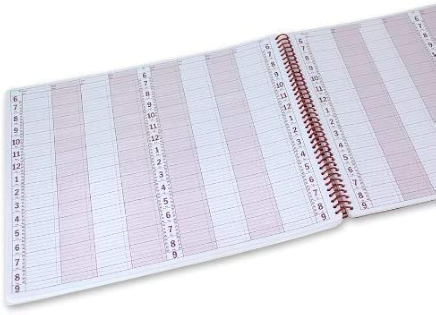 Amazon.com : Notebook Planner, 8 Column Appointment Book – Large 16.25 ...