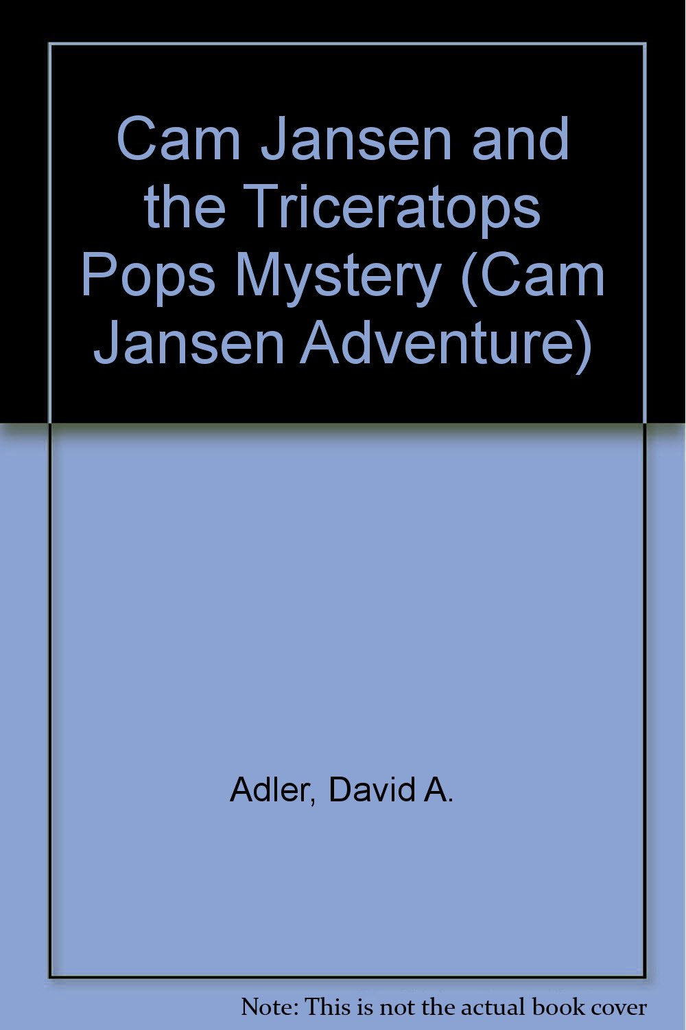 Amazon | Cam Jansen and the Triceratops Pops Mystery (Cam Jansen ...