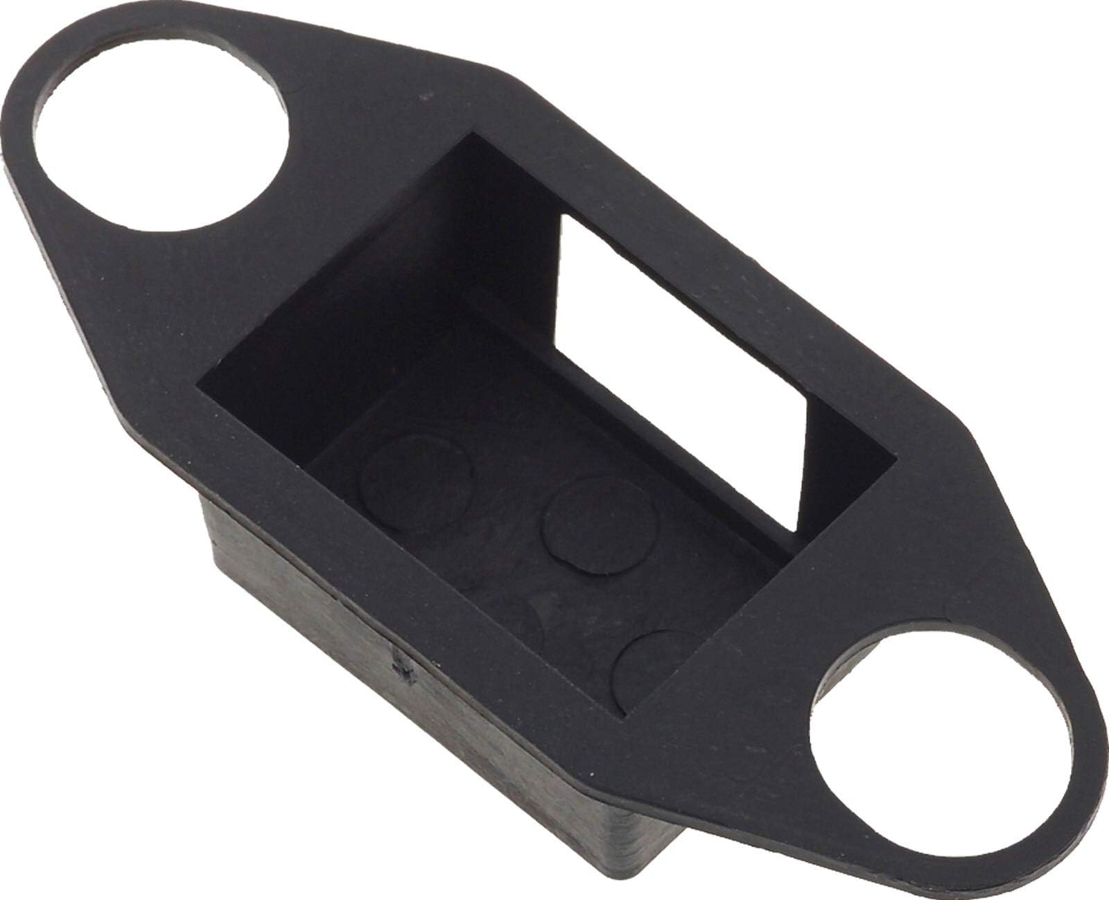 Door Latch Keep Strike Dust Box Black Plastic : Amazon.co.uk: DIY & Tools