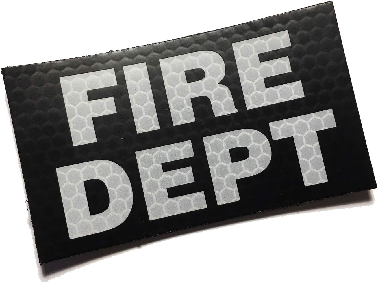 Amazon.com : Empire Tactical USA Fire Dept White on Black 3.5x2 Inch ...
