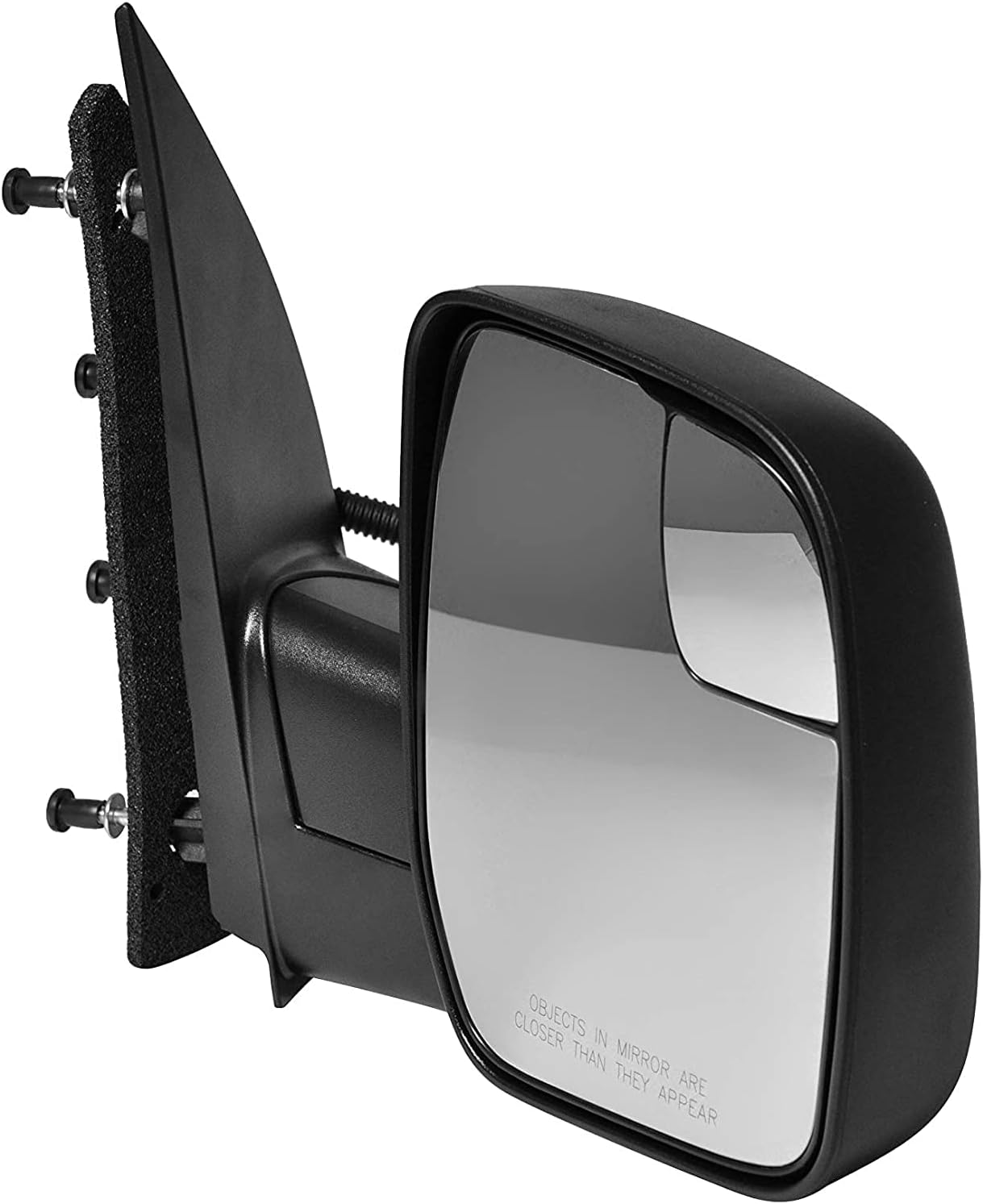 Passenger Side Textured Side View Mirror for 2010-2014 Ford E-150 E-250 ...