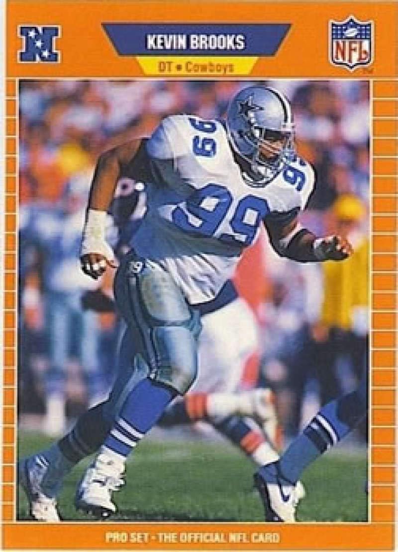 Amazon.com: 1989 Pro Set Football #88 Kevin Brooks Dallas Cowboys The ...