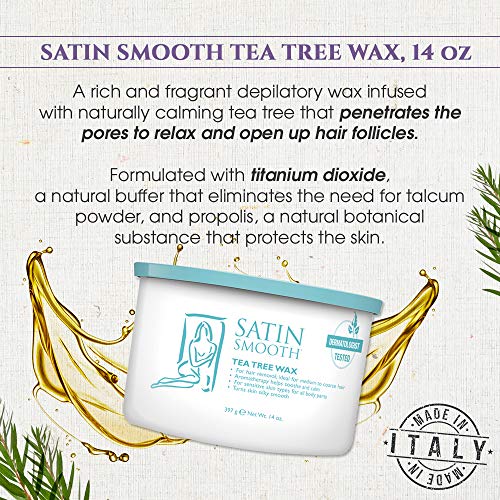 Satin Smooth Tea Tree Wax For Women 14 oz Wax – BigaMart
