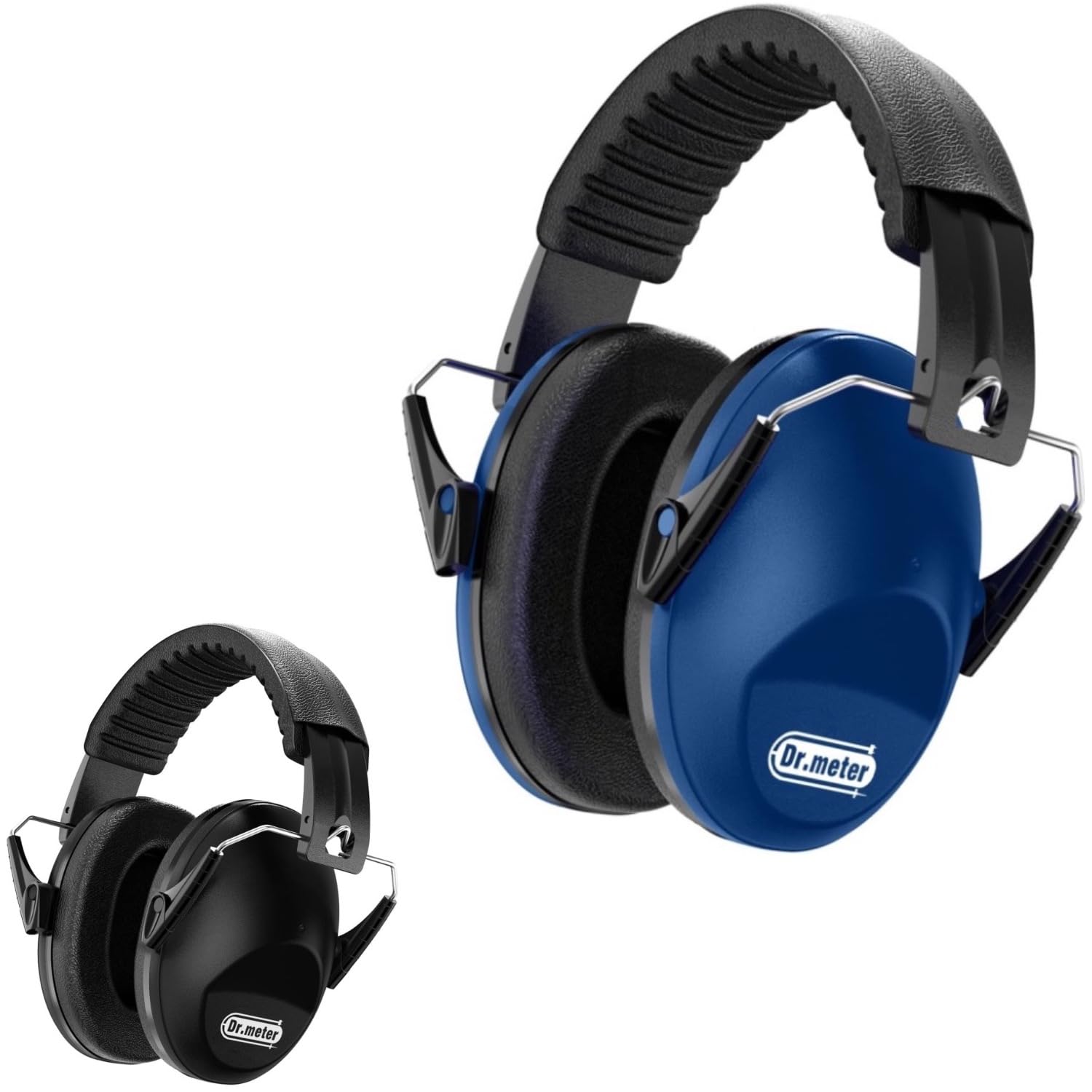 Dr.meter Noise Cancelling Ear Muffs, Black+ Dark Blue Noise Cancelling ...