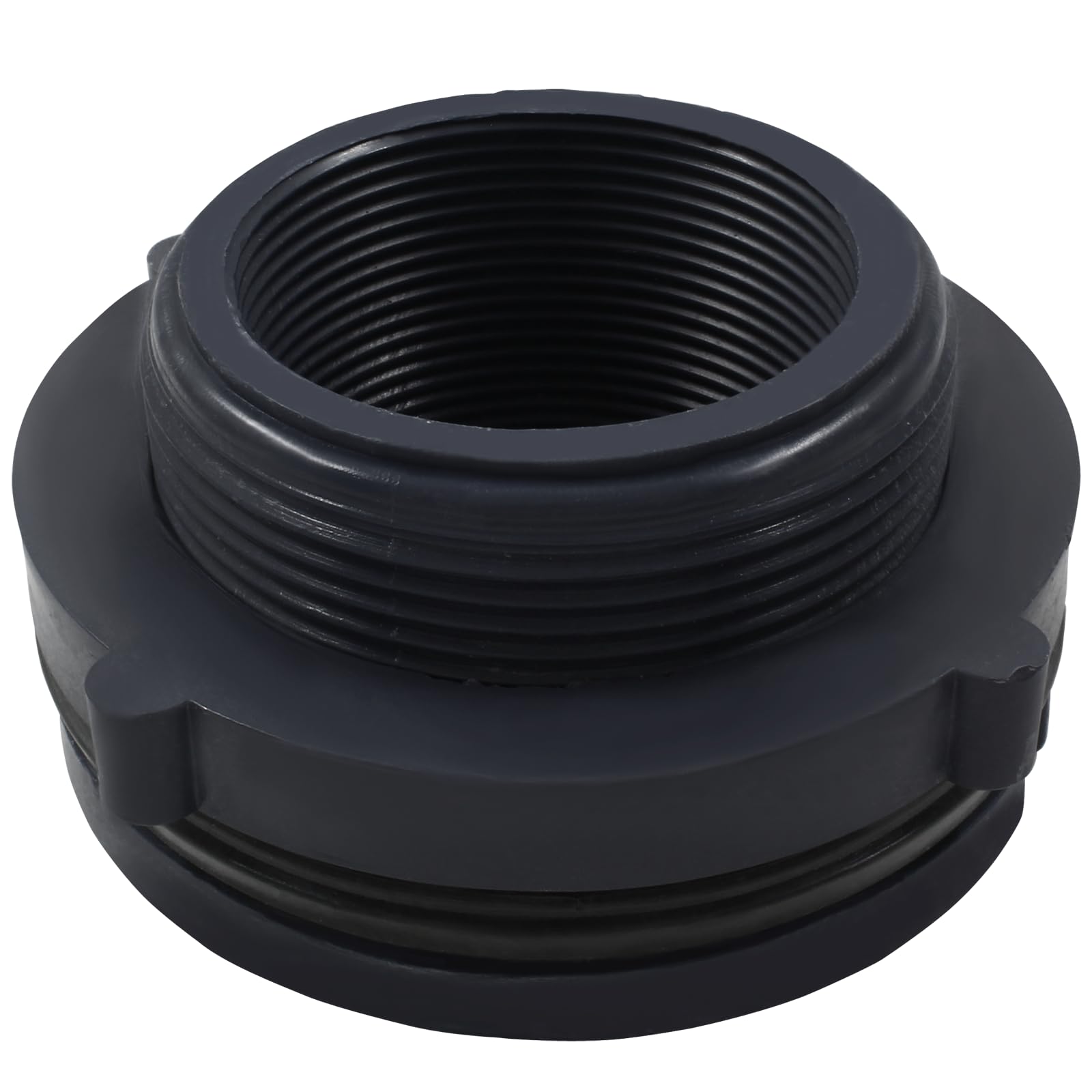 Amazon.com: Rierdge 1 Pack 2” PVC Bulkhead Fitting for Rain Barrels, Aquariums - Dark Grey ...