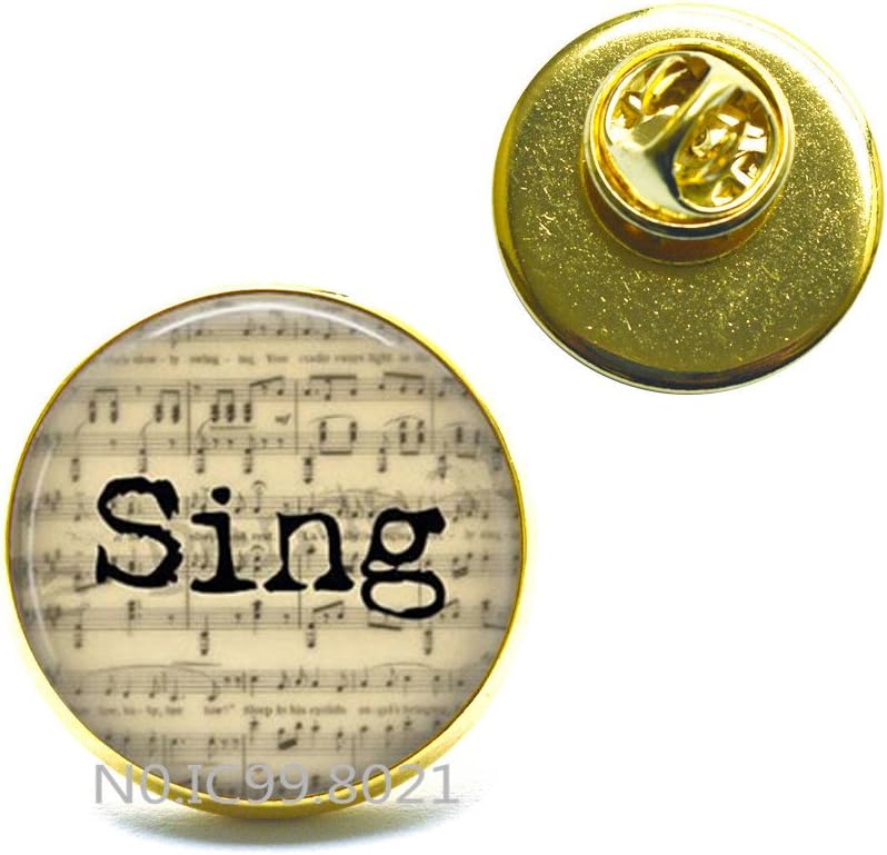 Amazon.com: maoqunza Sing Music Jewelry - Gift for Singer - Chorus ...
