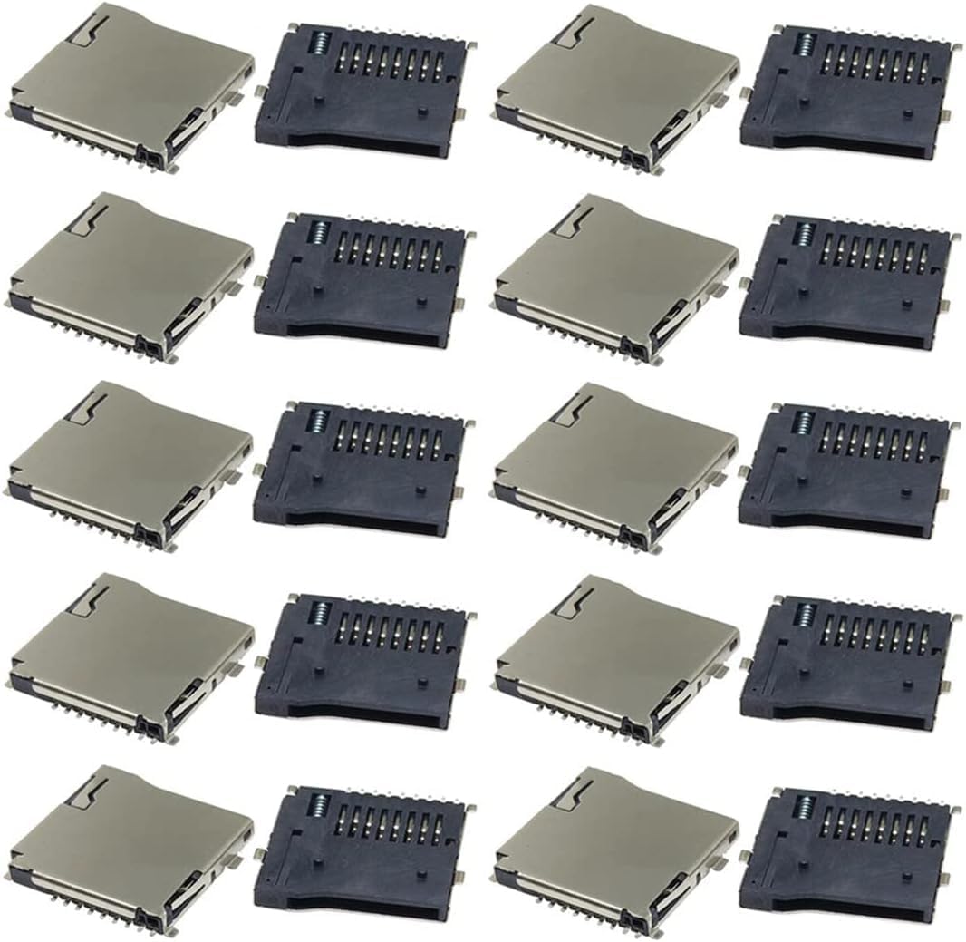 Amazon.com: Spring Loaded Push/Push Micro SD Transflash Memory Card ...