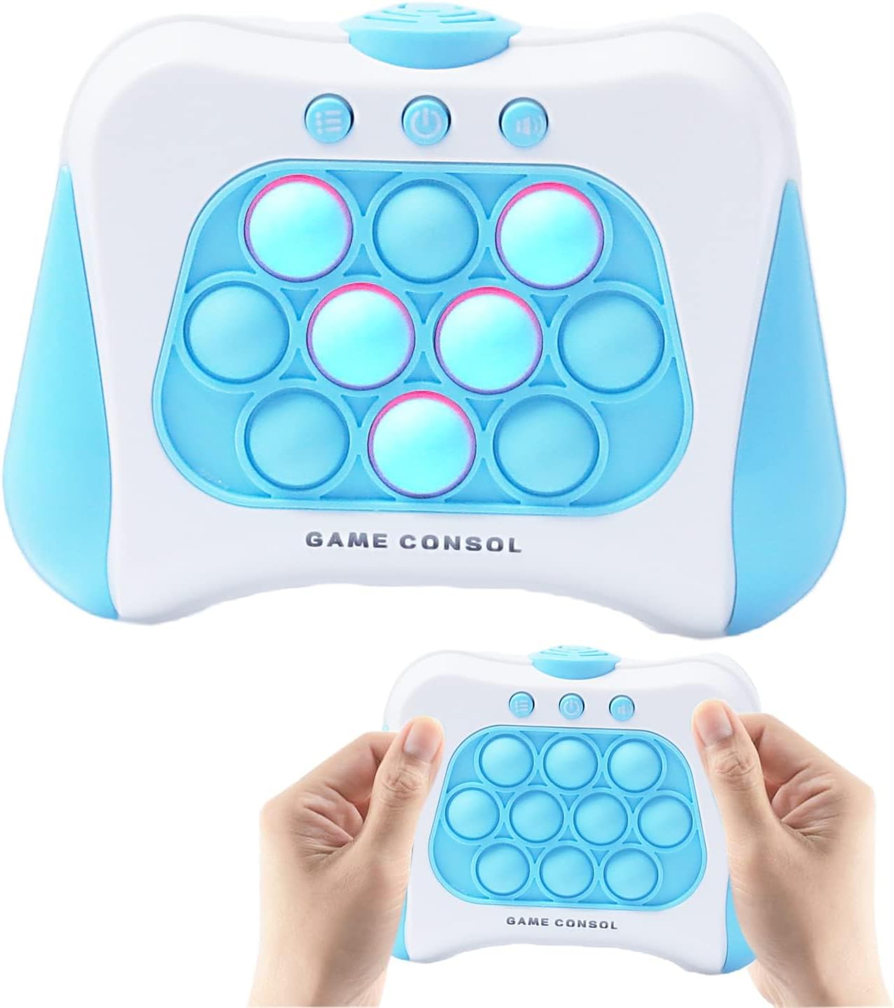 Suezlet Quick Push Light Up Pop Game Fidget Toys for Adults and Kids ...