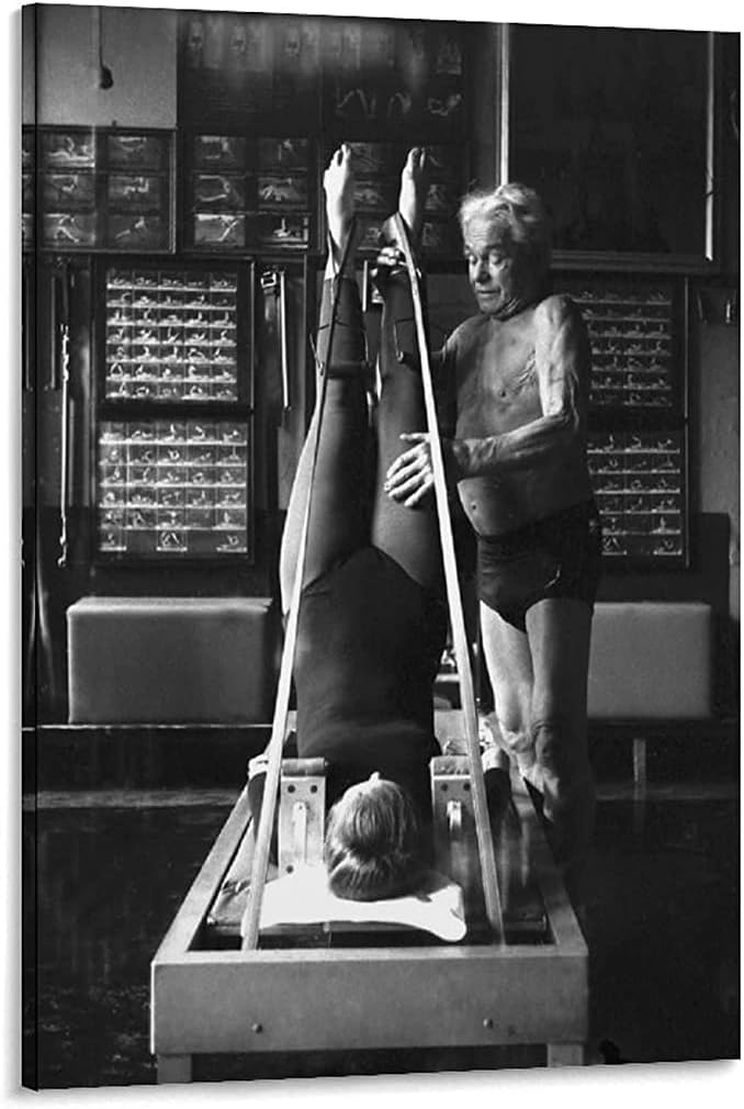 Amazon.com: Joseph Pilates Poster Black And White Art Printed Poster ...