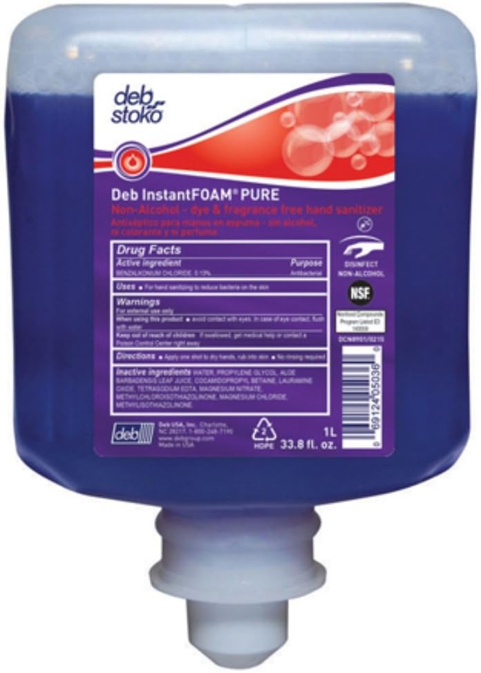 Amazon.com : InstantFoam Deb Complete Hand Sanitizer with Alcohol 1 ...